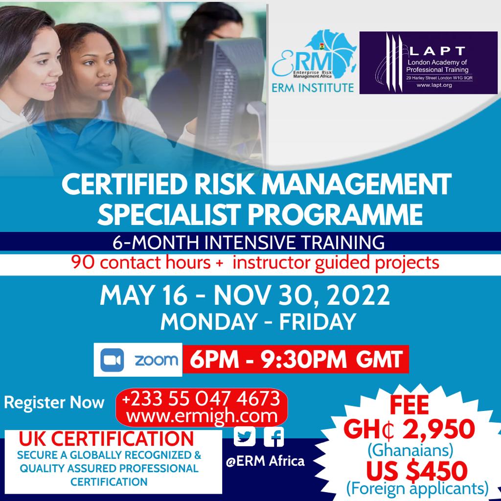 Specialist Certificate Courses in Risk and Compliance – ERM Africa